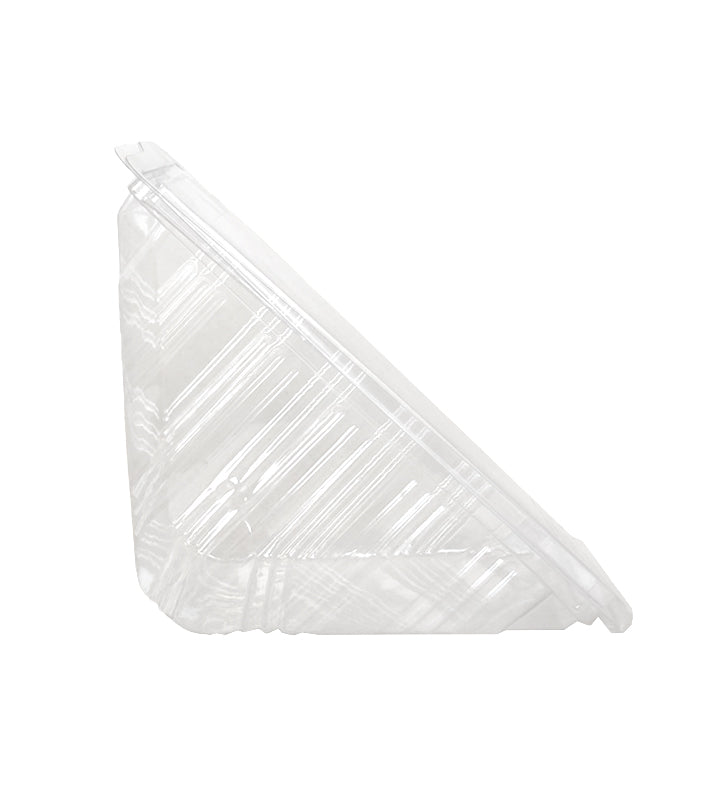 Compostable Sandwich Triangle Clamshell Container (Transparent PLA ...